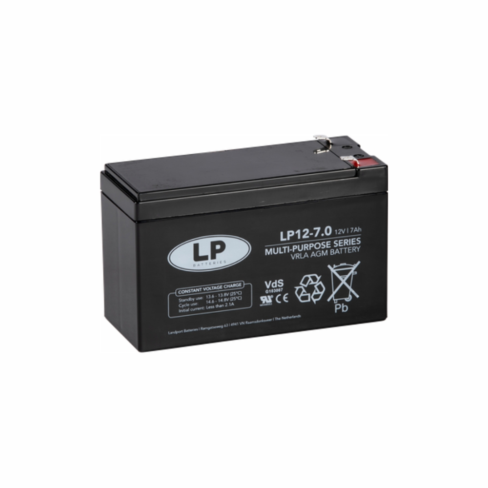 VRLA aкумулатор LP Battery 12V 7Ah LP12-7 | Аvtomasla.bg – Масла ...